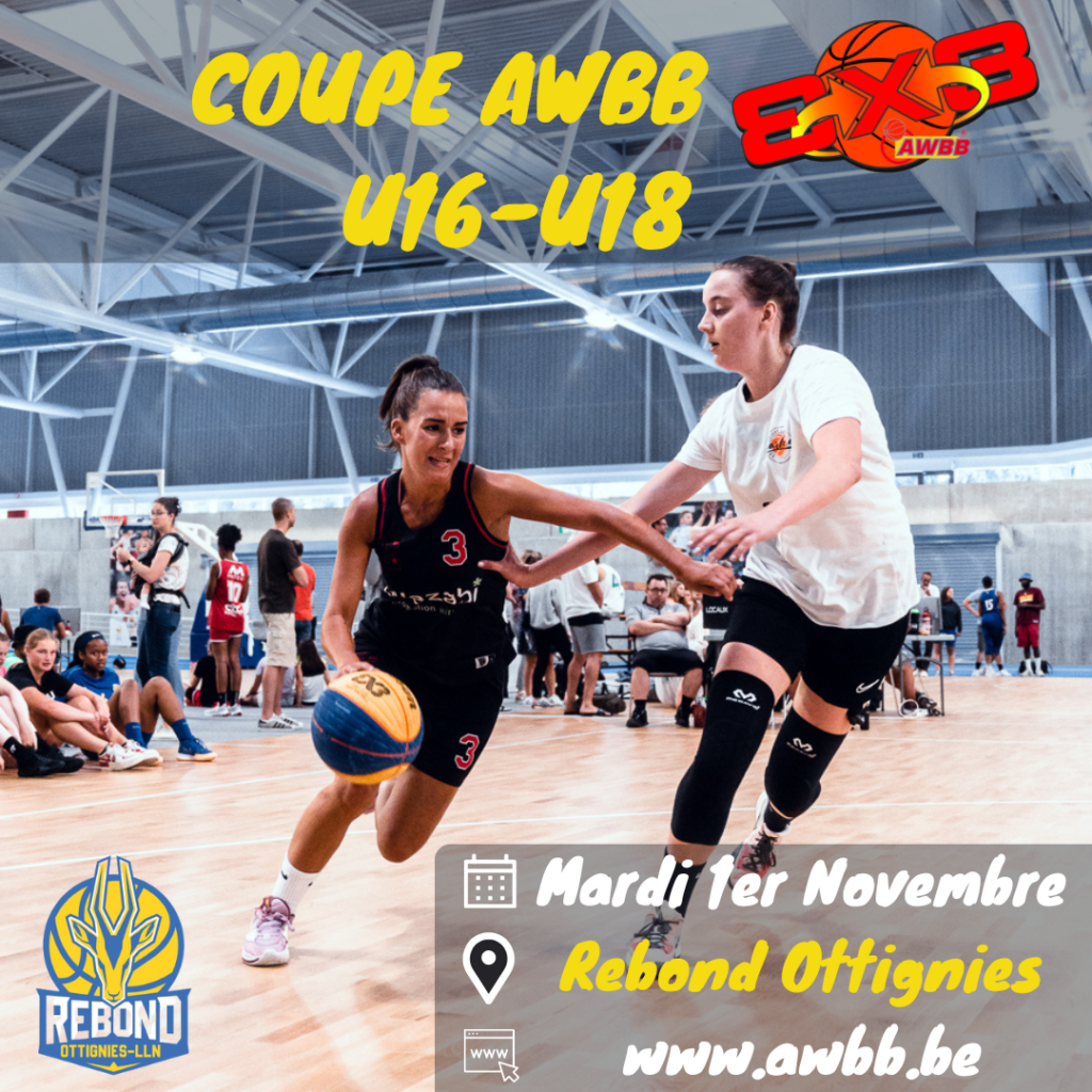 Tour qualificatif de la Coupe AWBB 3X3 U18/U16 @Wilink Rebond Ottignies ...